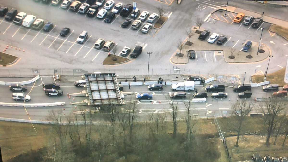 Photos: Shooting investigation underway at NSA gate