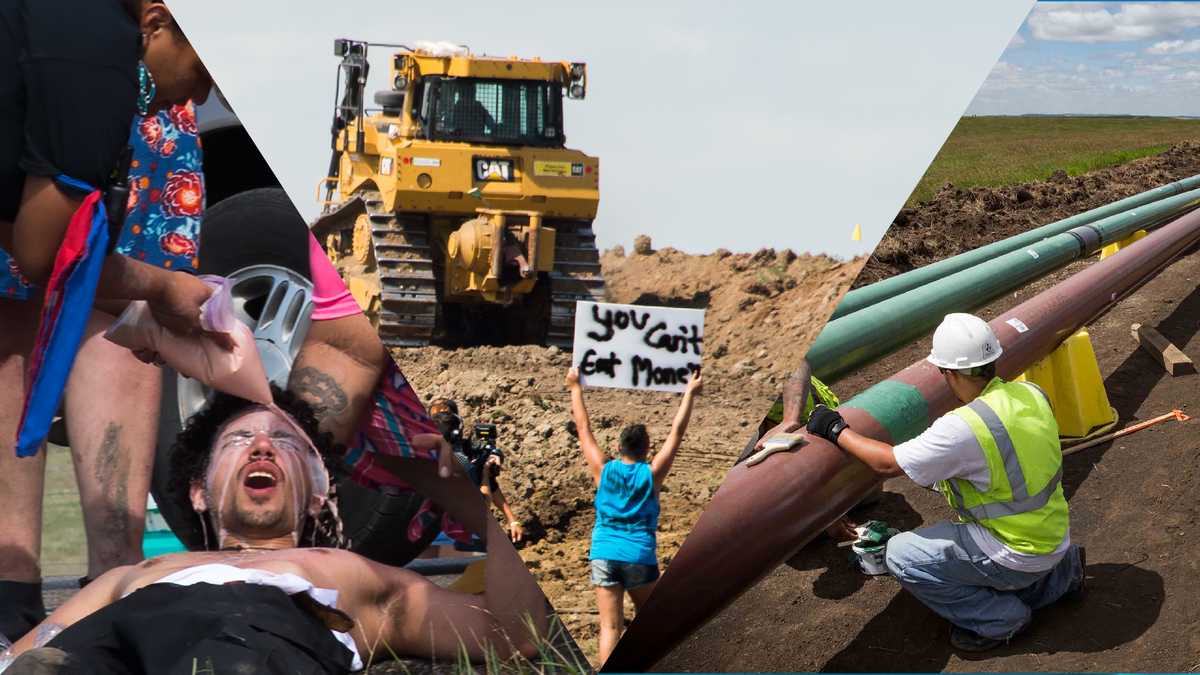Pipeline protesters met with violent resistance