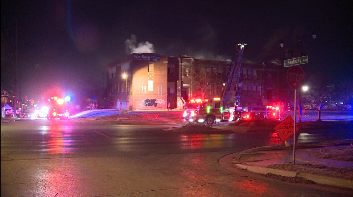 Firefighters put out flames at abandoned school in northwest OKC