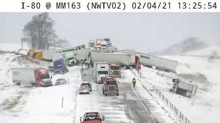Iowa Road Conditions: 'Travel not advised,' multiple crashes reported