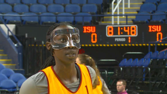 Iowa State Cyclones' Nyamer Diew to play through broken nose