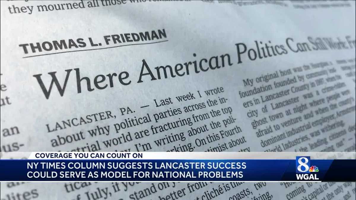 NYT columnist suggests Lancaster could serve as model for success