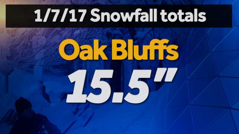 Jackpot! See what towns got more than a foot of snow