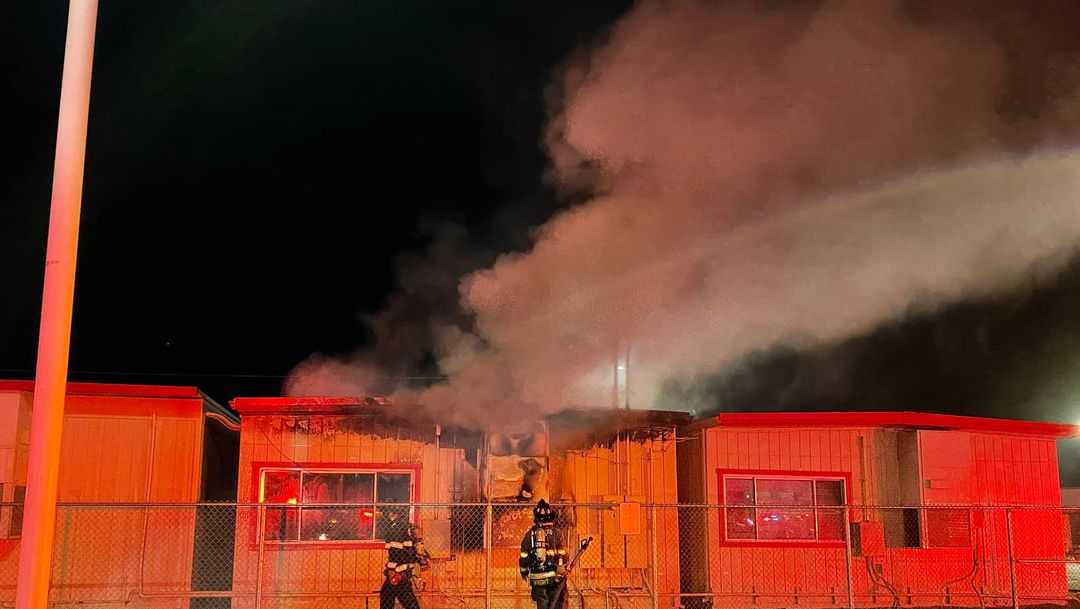 Fire sparks at Oakdale High School, damages classroom