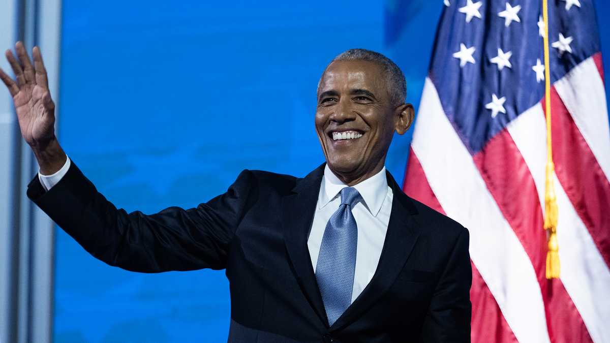 Former President Barack Obama campaigns for Harris in Pittsburgh