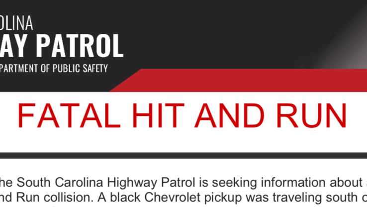 South Carolina: Truck wanted in deadly hit-and-run