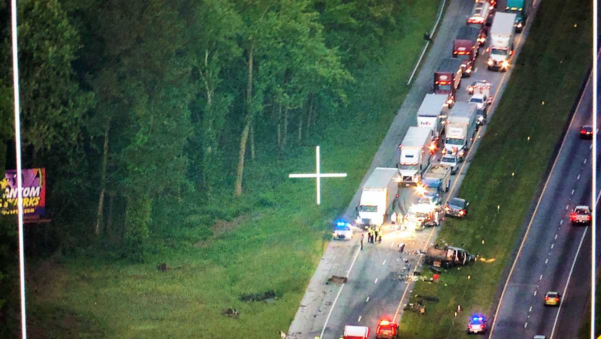 I 85 North Shut Down After Crash Involving Tractor Trailer Pickup