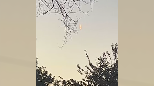 Oklahomans curious about 'falling' object in sky Tuesday evening