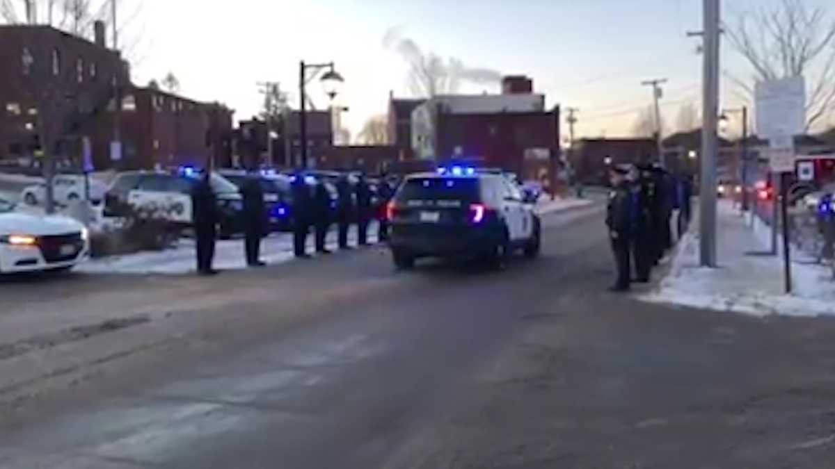 Bath police officer honored for 43 years of service