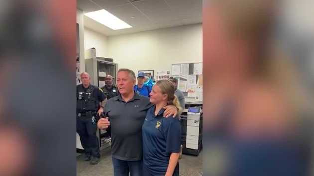 Cincinnati police officer returns to department after being attacked at ...