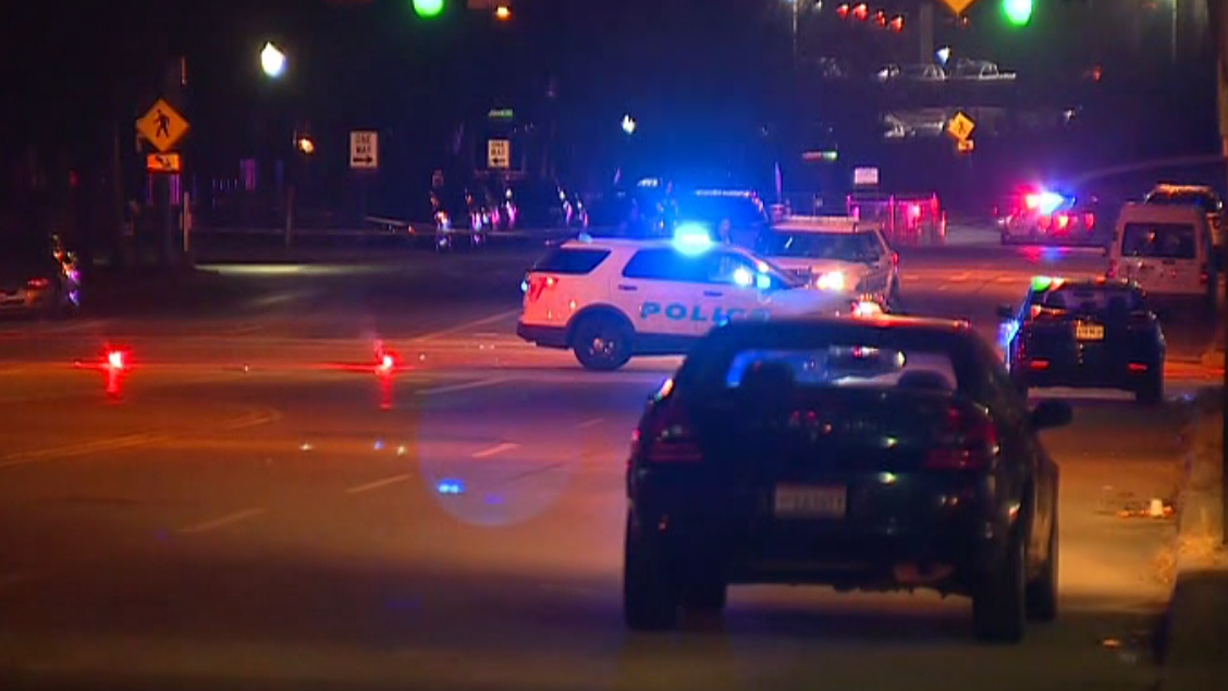 Manhunt Underway For Gunman Who Shot Officers Car