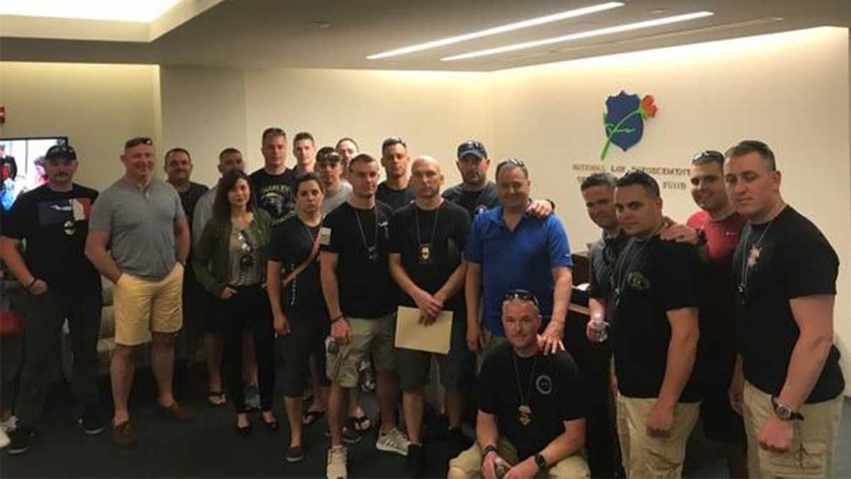 Maine officers deliver paperwork to add Cpl. Cole's name to national ...