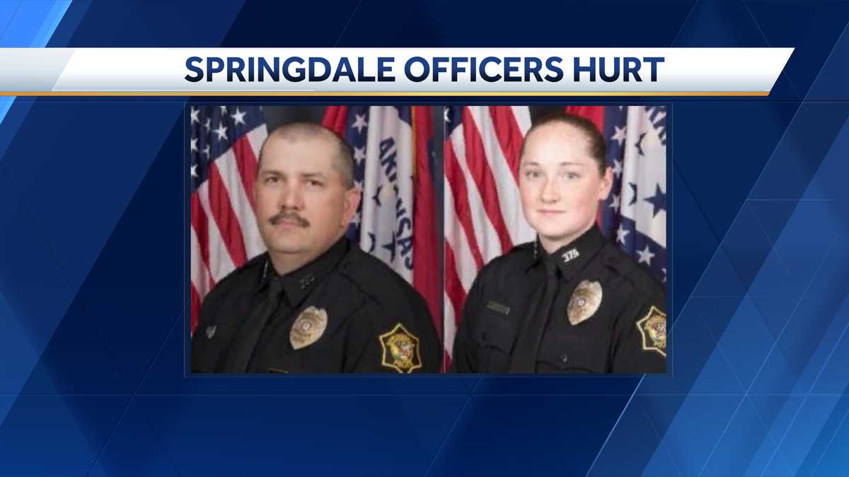 Springdale officers hurt responding to burglary call Springdale officers hurt responding to burglary call