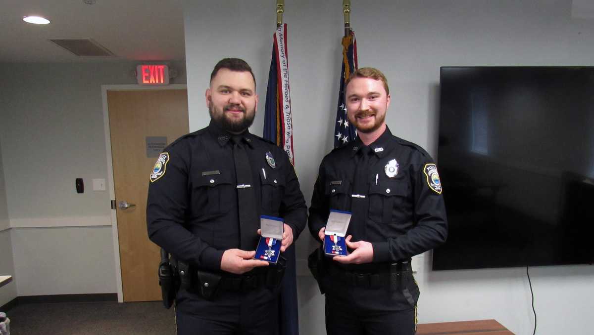 Colchester police officers honored for saving victim's life