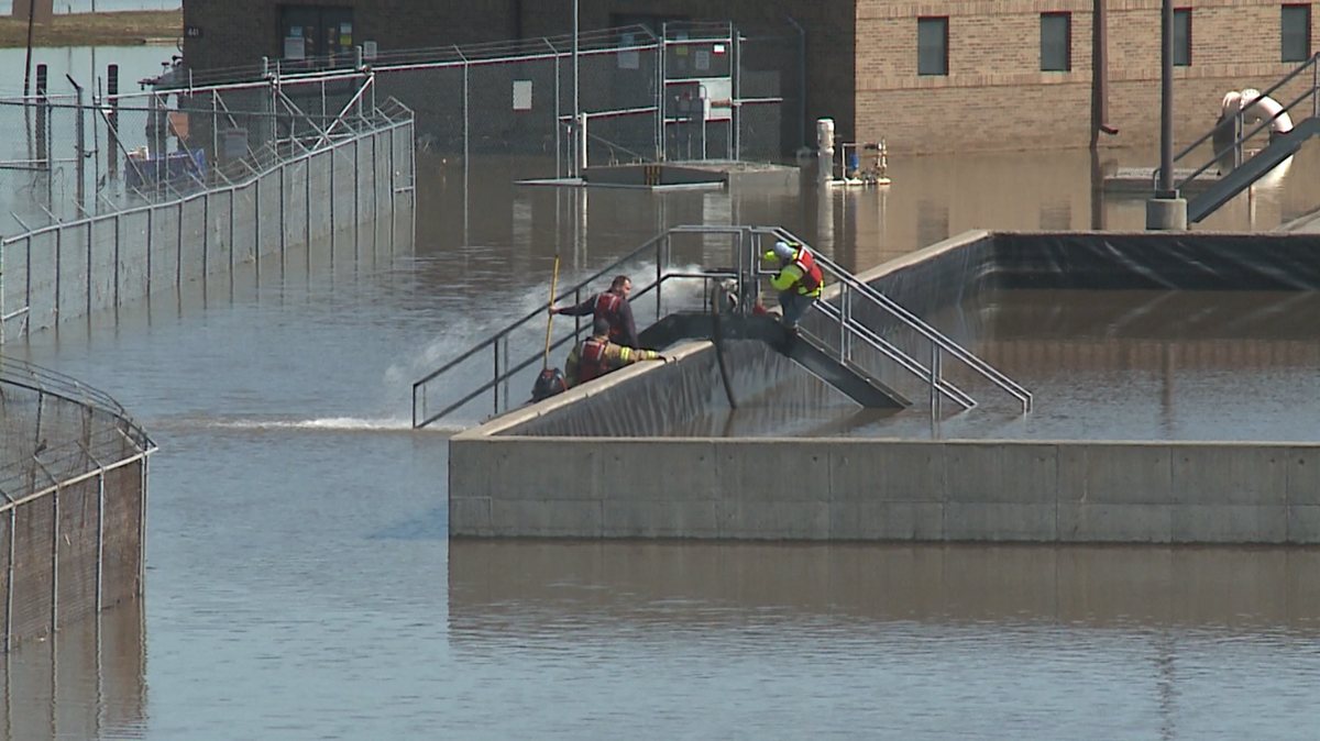 Ceremony celebrates work to upgrade two levees protecting Offutt
