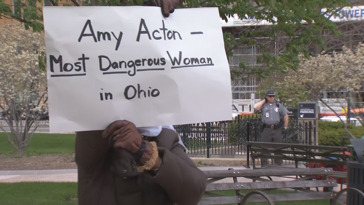 Protesters target DeWine, Acton over coronavirus response outside Ohio ...