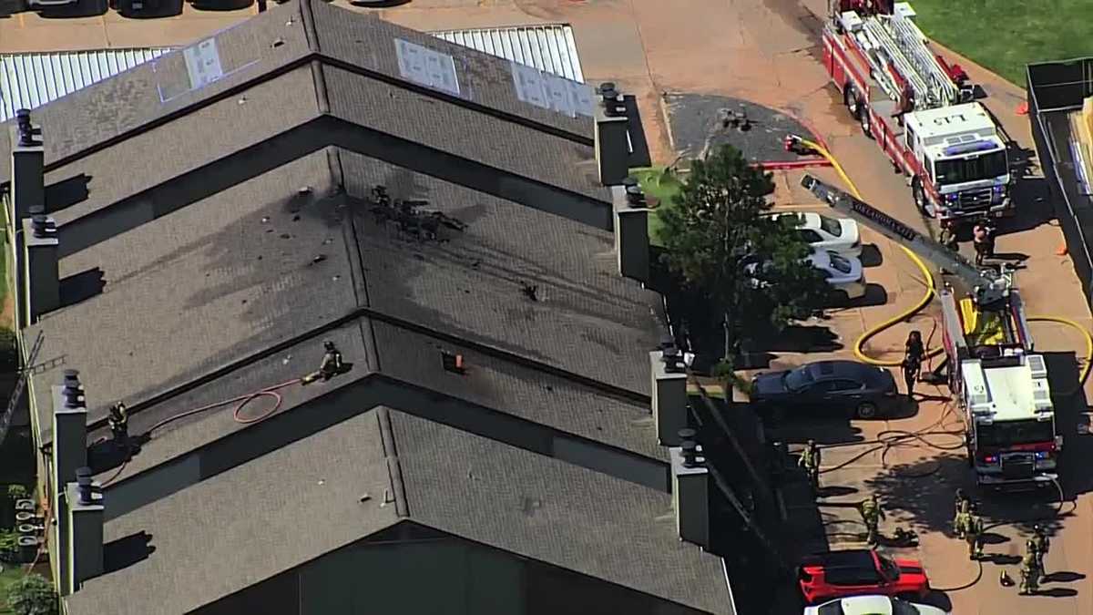 OKCFD: Person suffers burns after fire sparks at apartment