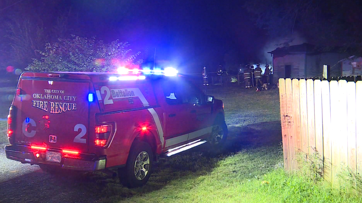 Crews respond to house fire in northeast Oklahoma City