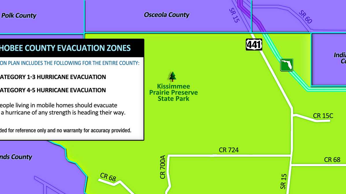 Evacuation maps for Treasure Coast