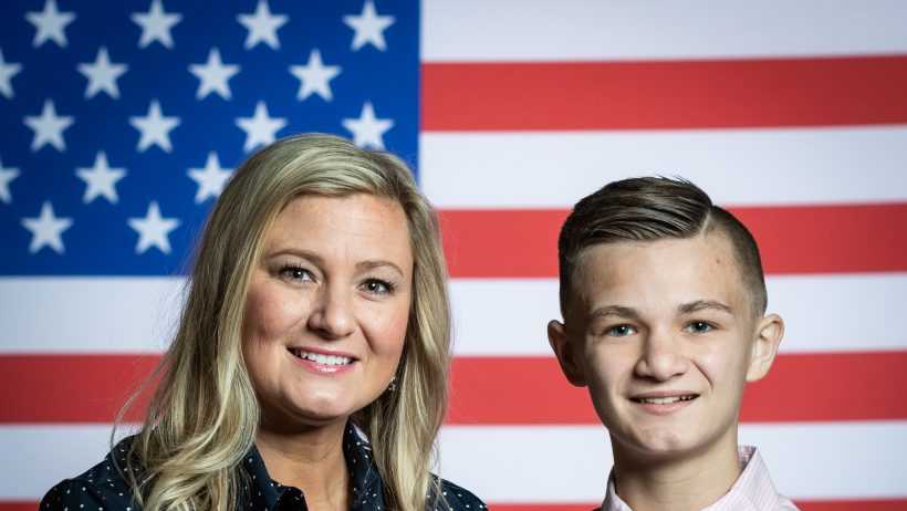 PRESIDENT TRUMP STATE OF THE UNION: Wife, son of fallen Oklahoma ...