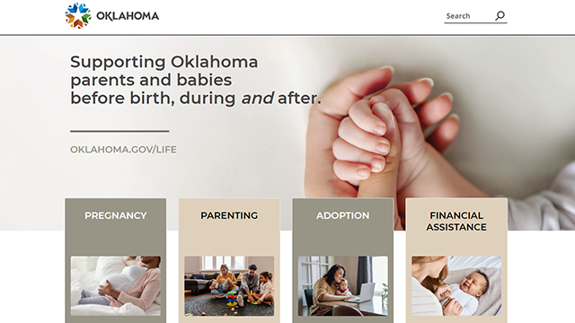Oklahoma launches site offering resources for expecting mothers