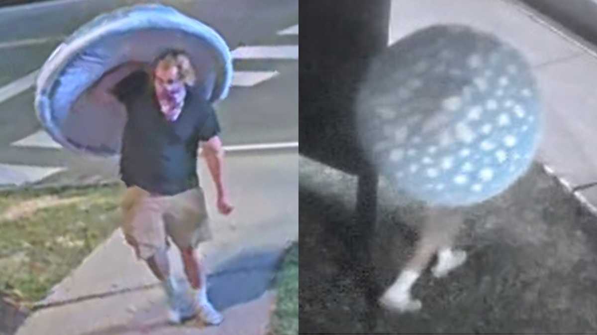 Mushroom decoration stolen from Old Orchard Beach candy store