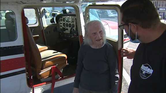 99-year-old woman soars to new heights, becomes world's oldest active ...