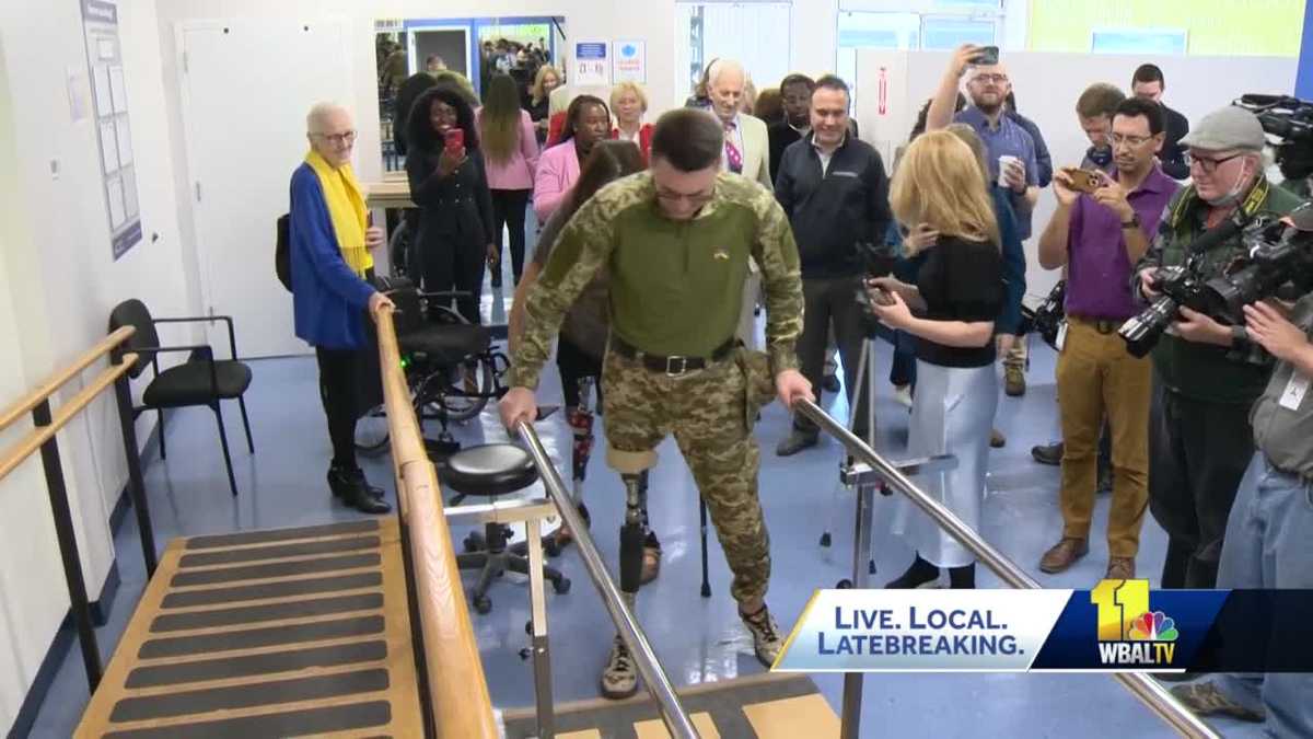 Soldier injured in Ukraine war gets new limb in Maryland