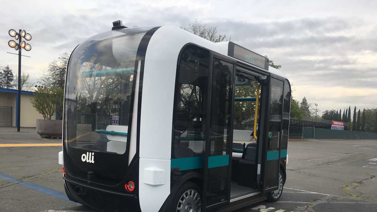 Olli the self-driving vehicle debuts at Cal Expo