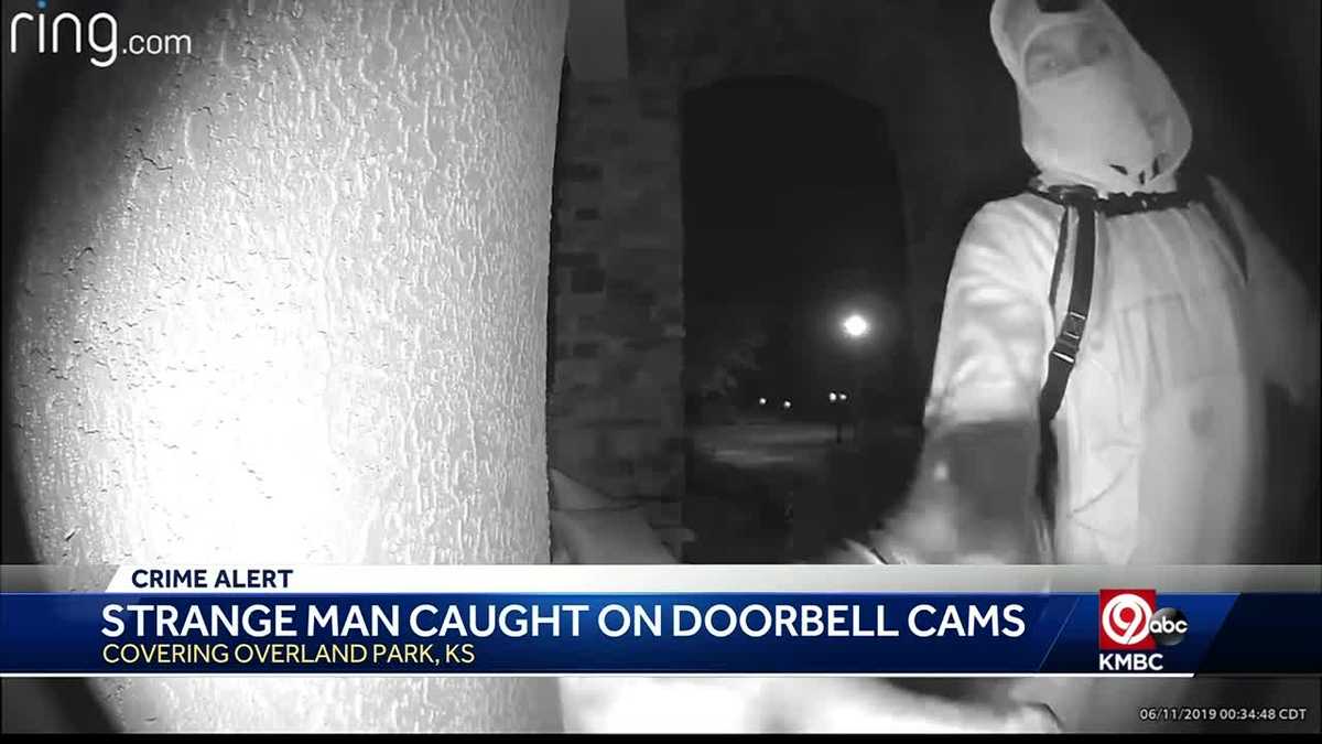 Overland Park Police Respond To Strange Man Seen On Doorbell Cams