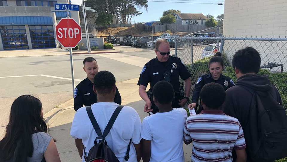 Marina police to 'ticket' kids doing good deeds with free Slurpee coupons
