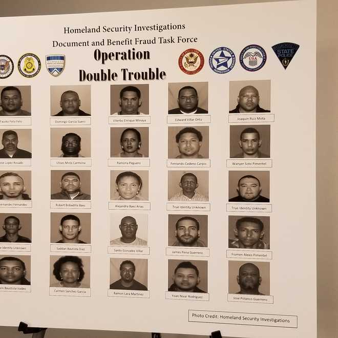 Operation Double Trouble: Dozens charged with document, benefit fraud