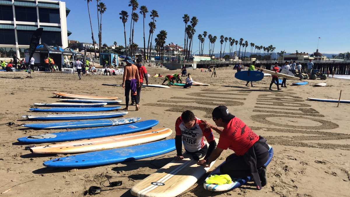 Santa Cruz surfers catch waves with soldiers for Operation Surf