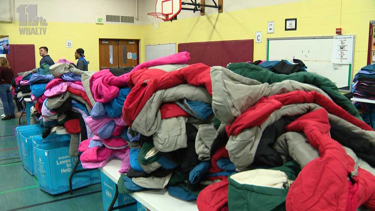 Kids get new winter jackets thanks to Operation Warm﻿