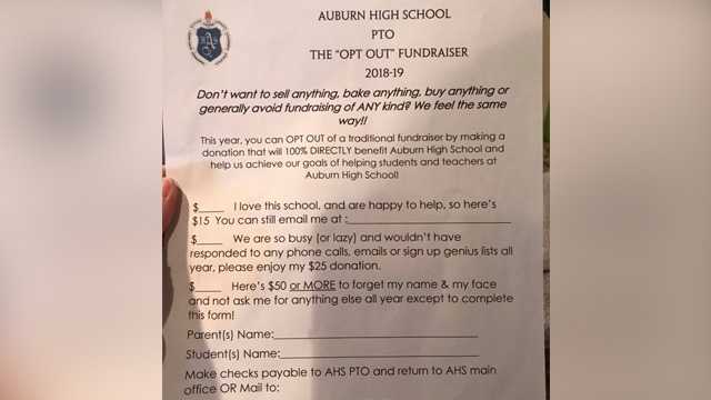 'Forget my name & my face': Parent shares tongue-in-cheek fundraiser ...