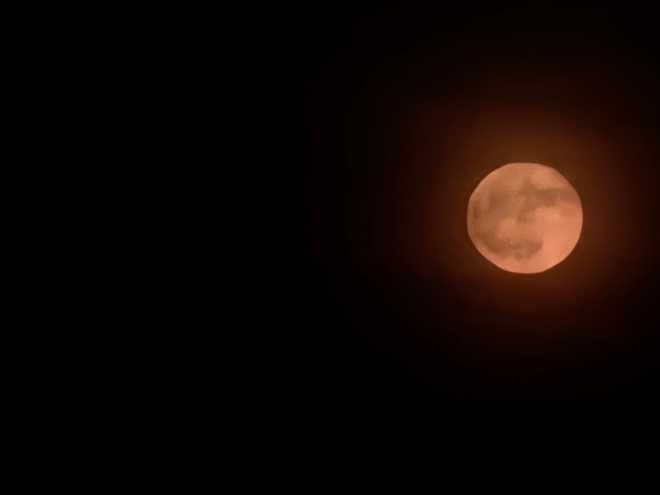 PHOTOS: Rare Strawberry Moon rises over Cincinnati Wednesday night
