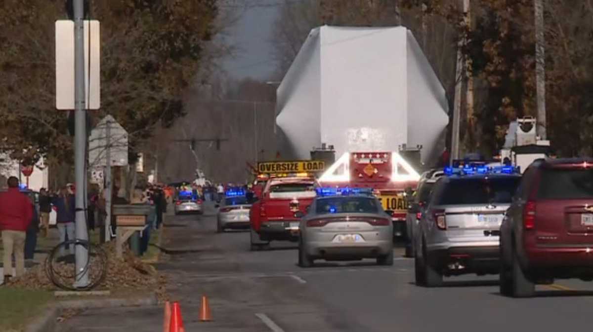 NASA’s Orion capsule traveling by truck through Ohio to testing site