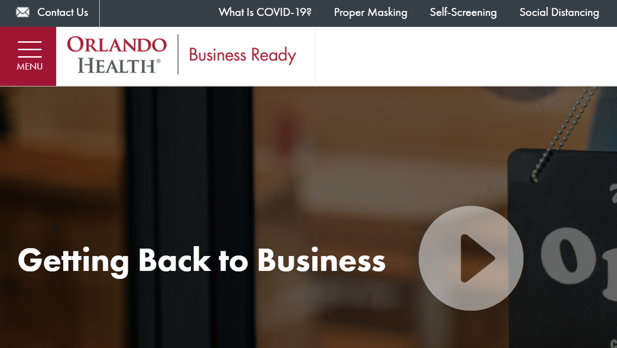 Orlando Health leaders launch website to help businesses reopen