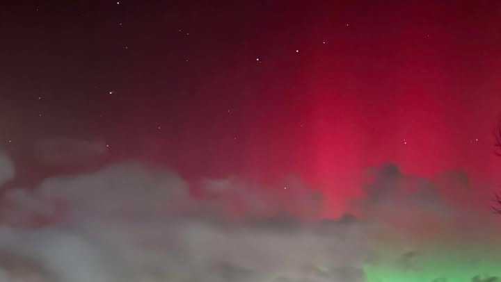 Aurora seen over Vermont and New York: Viewers send dazzling images of ...