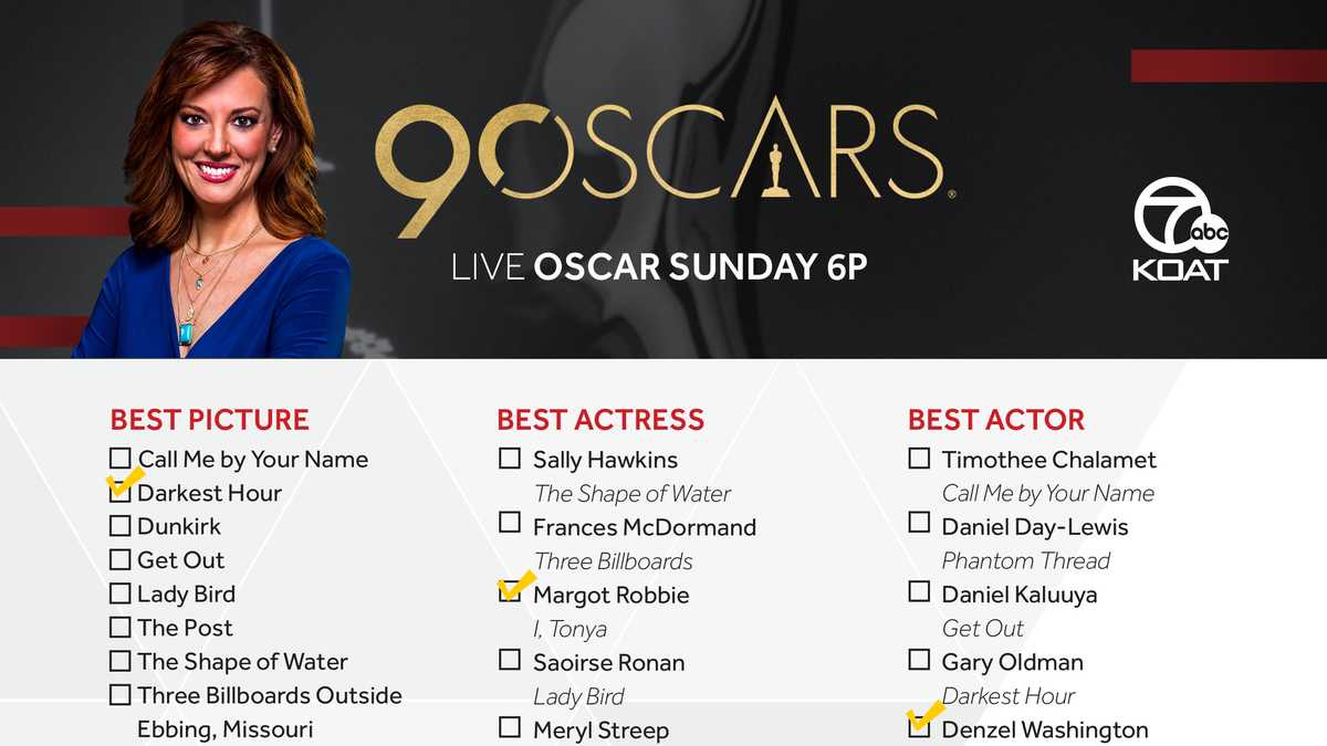 KOAT anchors make their 2018 Oscar picks