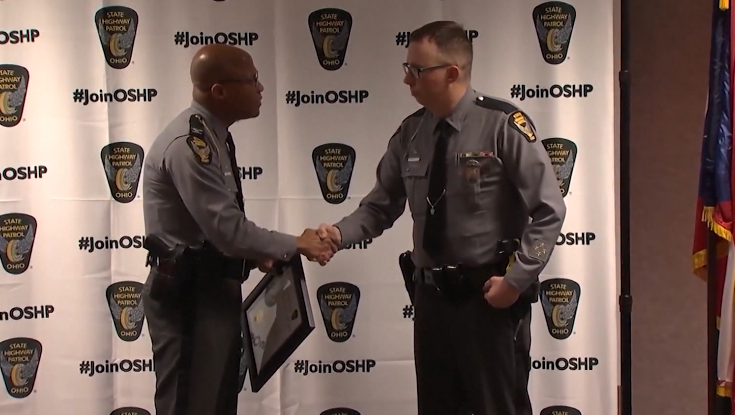 Ohio state trooper honored for response at deadly school bus crash in ...
