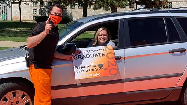 OSU-OKC honors graduates with drive-thru graduation ceremony