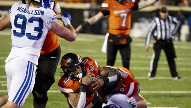 Ollie Gordon II’s 5 TDs lead Oklahoma State past BYU in 2OT