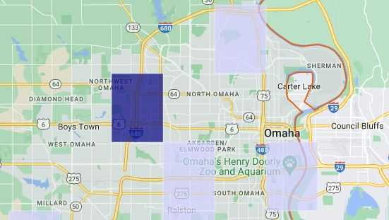 omaha nebraska downtown zip code