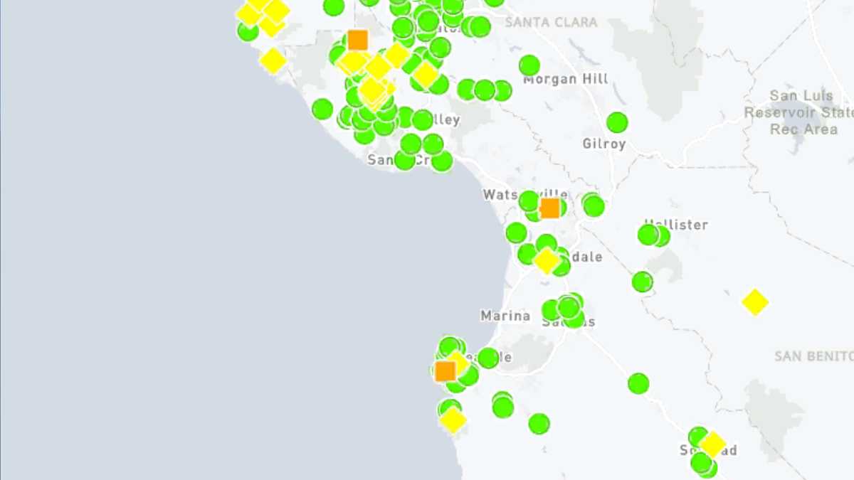 Thousands without power on the Central Coast
