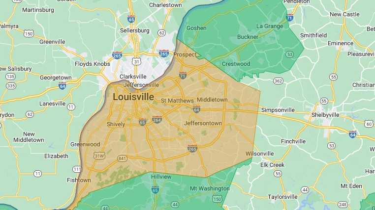 Power outages reported in Louisville as winds gust over 60 mph