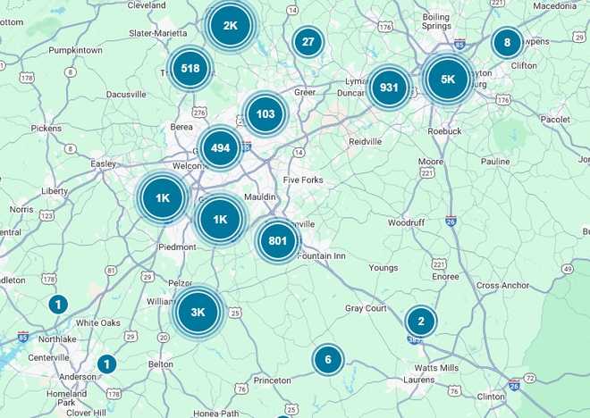 Storms cause thousands of power outages in SC, NC