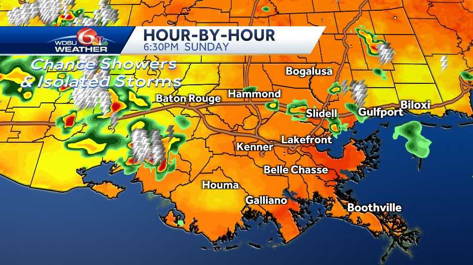 Tracking Storms This Sunday Evening