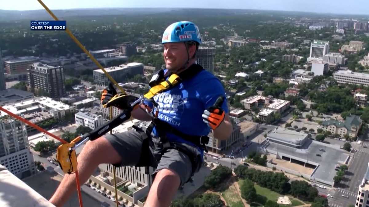 Mainers go 'over the edge' to help support veterans