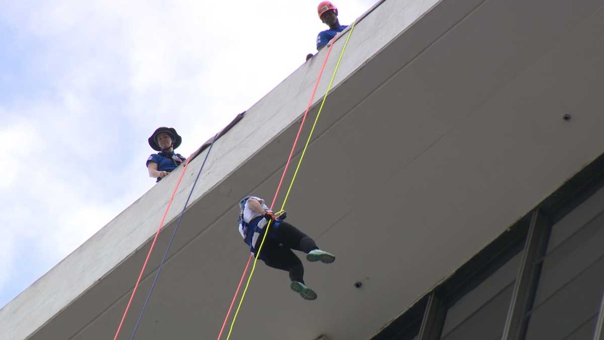 Mississippians go Over The Edge to raise money for children's hospital